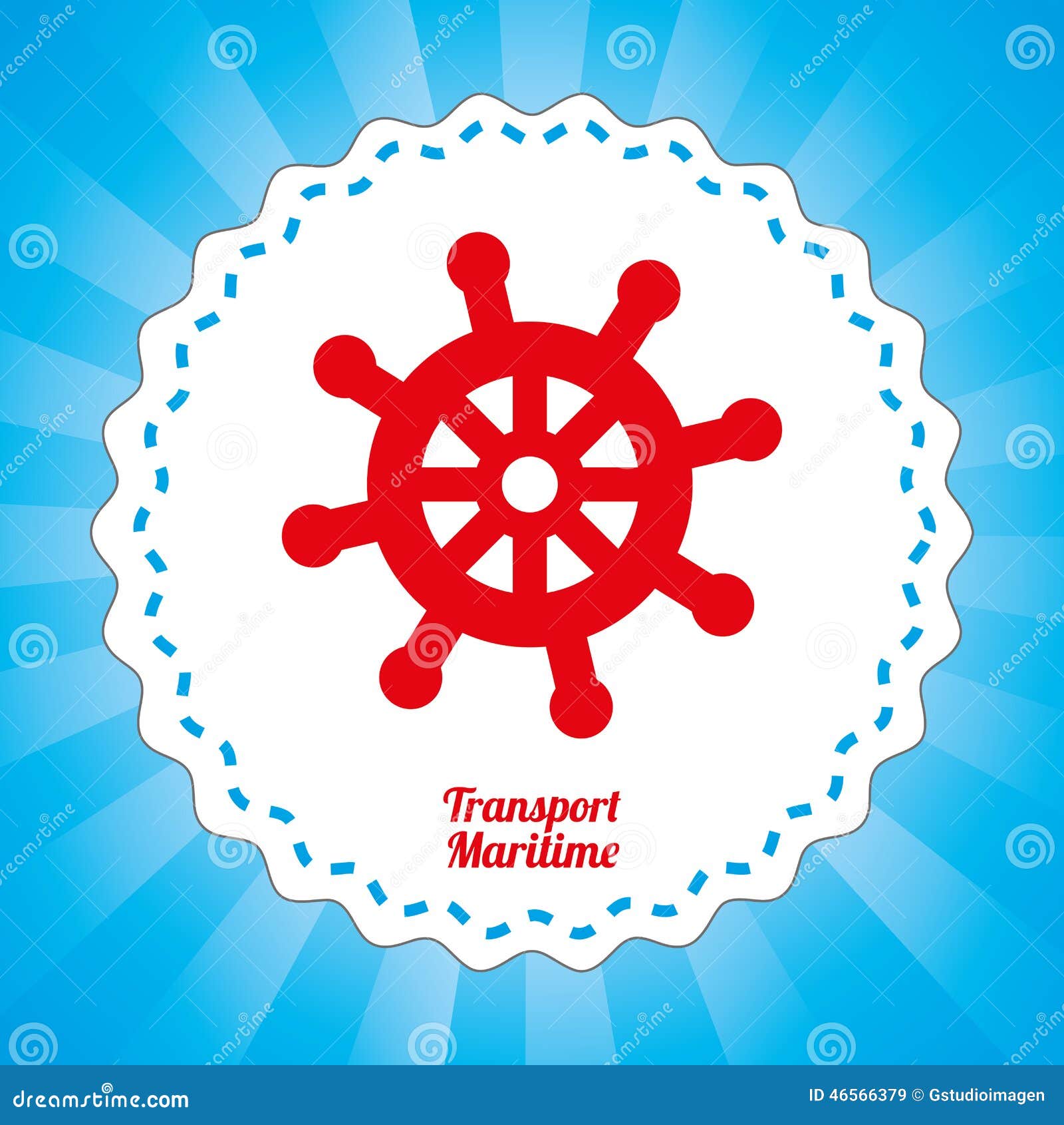 Maritime transport design stock vector. Illustration of symbol - 46566379
