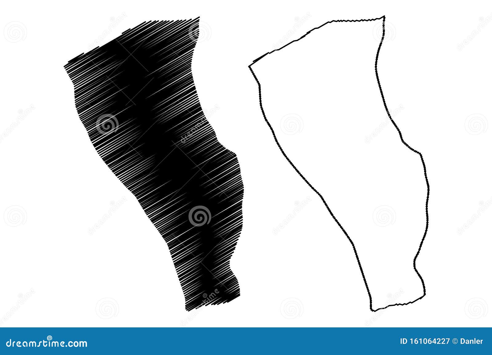 Marj District Districts of Libya, State of Libya, Cyrenaica Map Vector ...