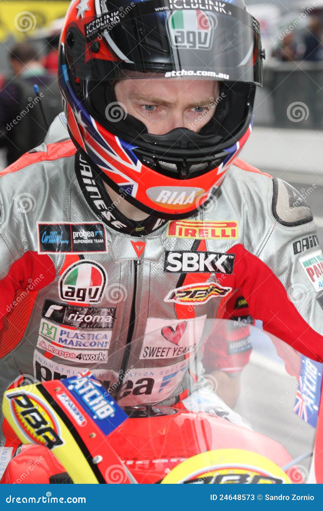 Mark Aitchison - BMW S1000 RR - Grillini Progea Editorial Stock Photo ...