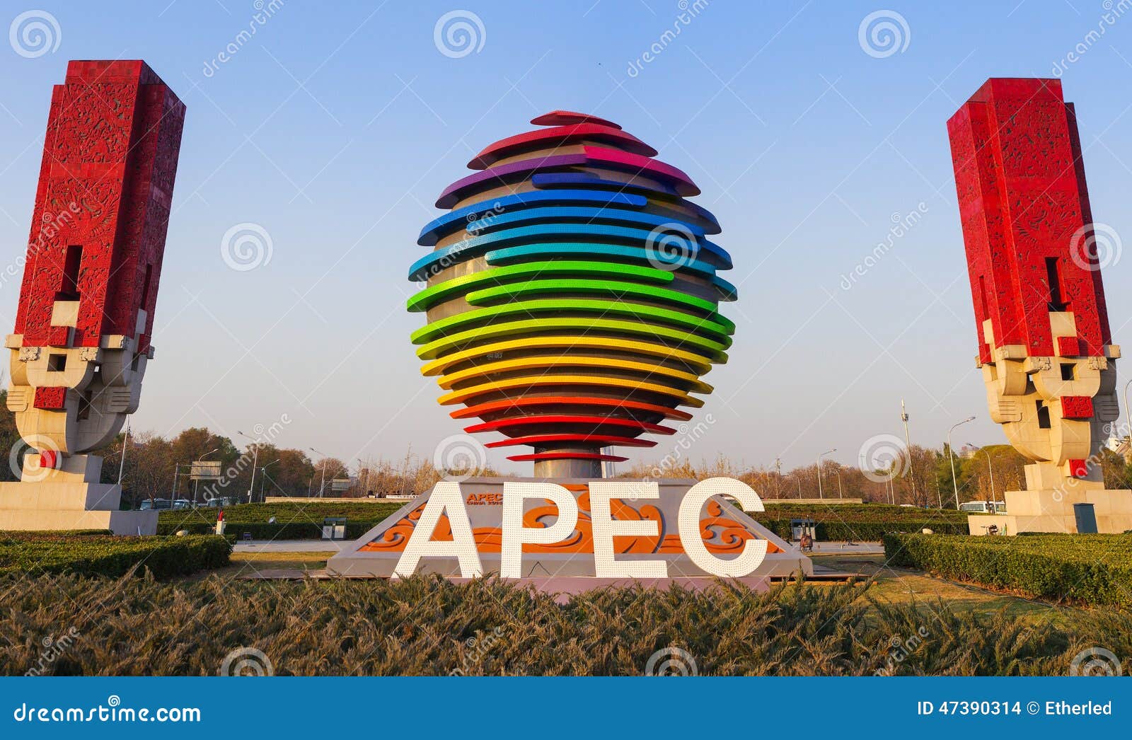 Mark of APEC 2014 editorial stock image. Image of chinese - 47390314