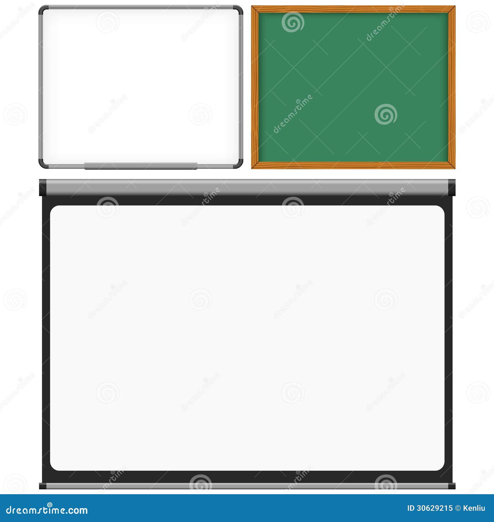 Projector Screen Icon On White Background. Screen For Presentation Sign ...