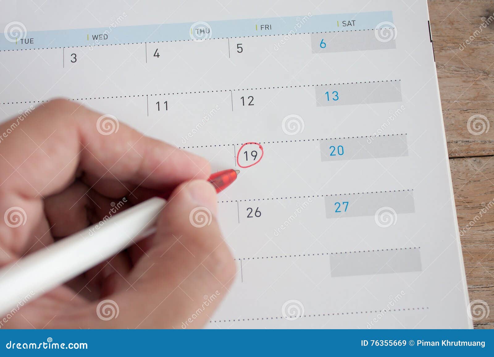 Mark on the calendar stock image. Image of month, business - 76355669