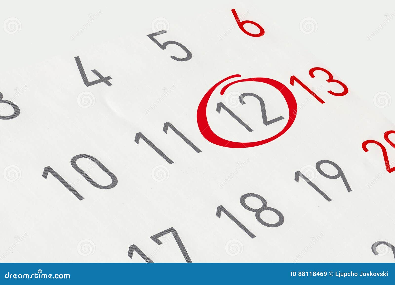 Mark the date number 12 stock image. Image of appointment - 88118469