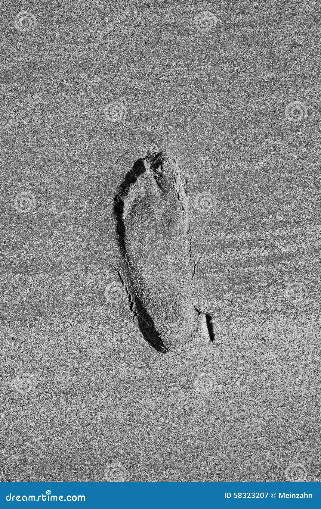 Mark of feet at the beach stock image. Image of impression - 58323207