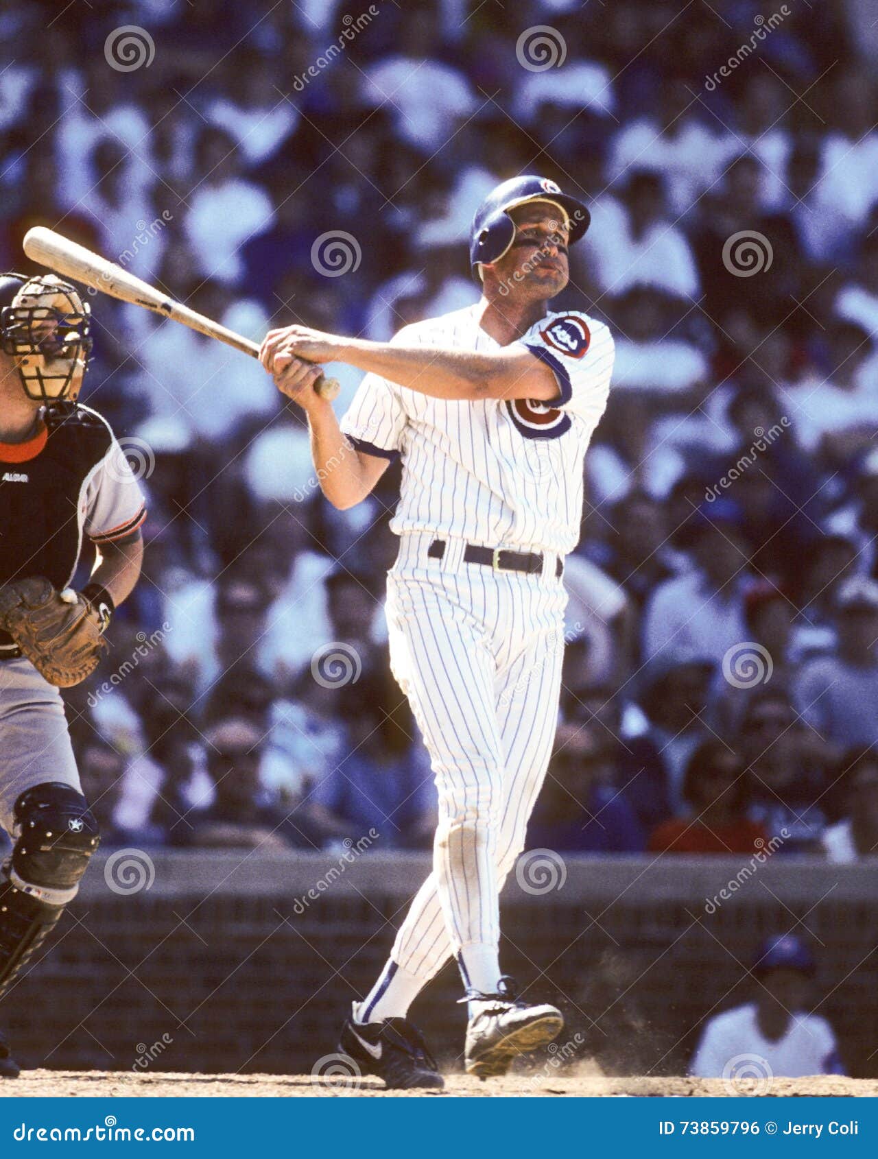 Mark Grace editorial photo. Image of game, slide, baseball - 73859796