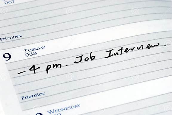 Mark the job interview stock photo. Image of planning - 13267322