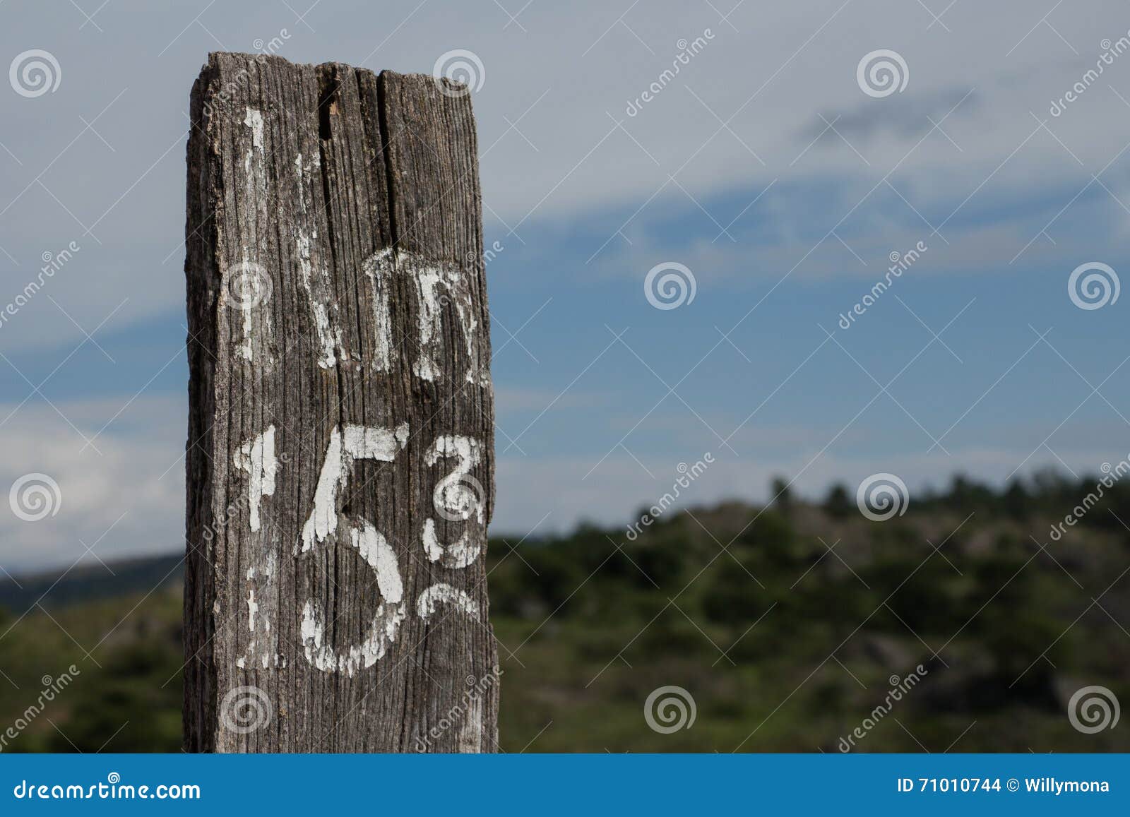 Mark stock photo. Image of withe, wood, fifteen, sign - 71010744
