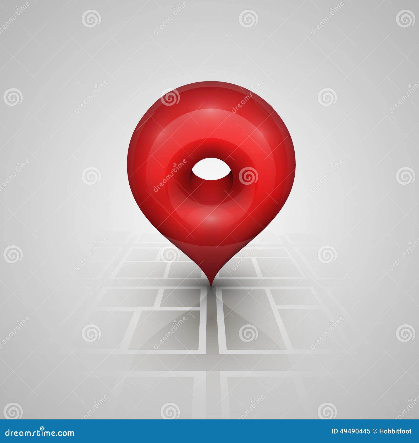 Mark on the map stock vector. Illustration of bubble - 49490445