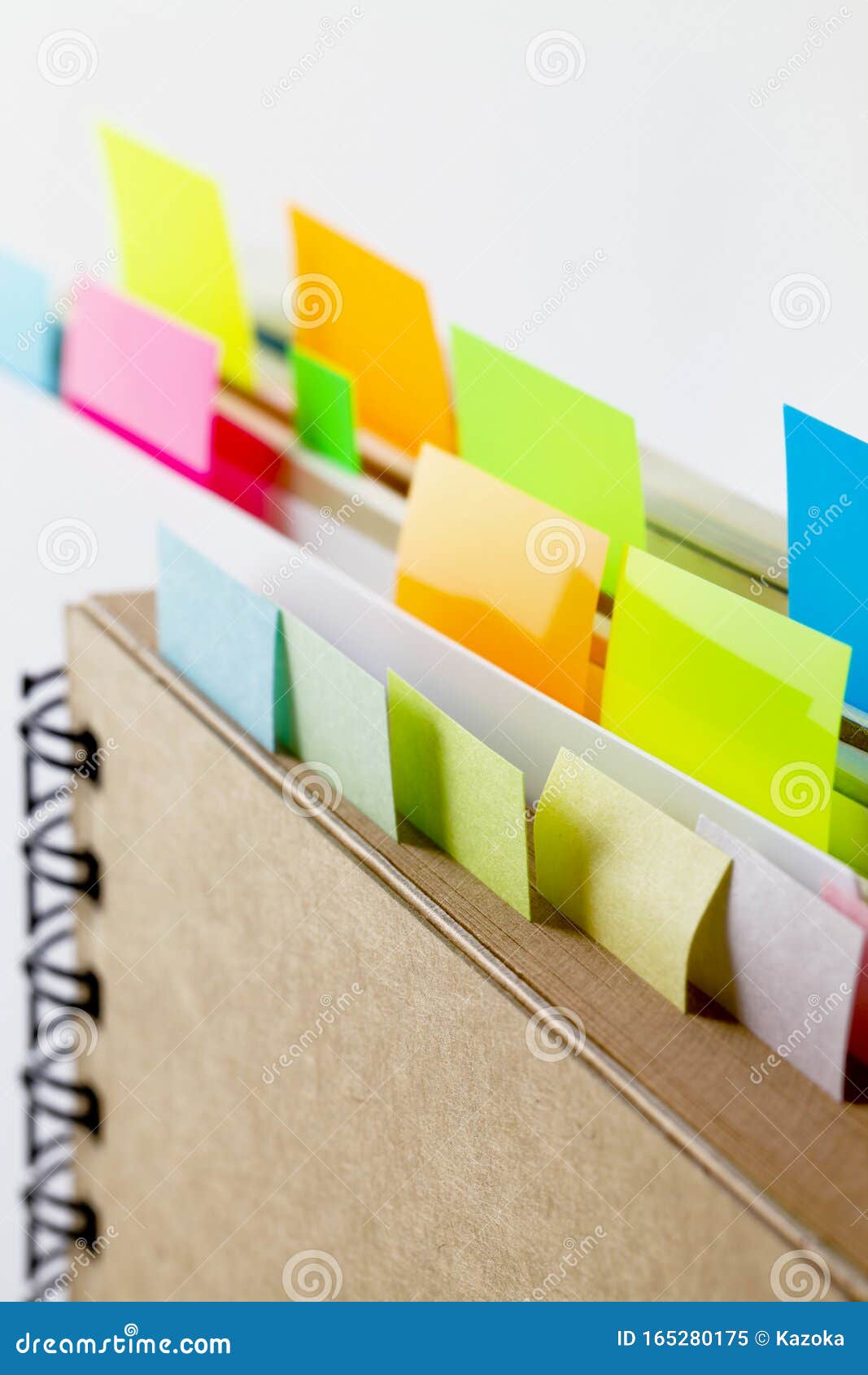 Mark with a sticky note stock image. Image of message - 165280175