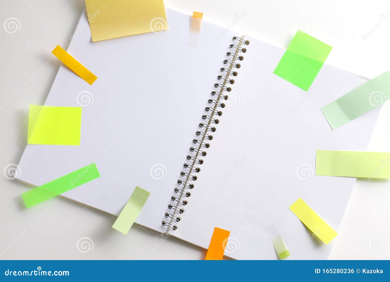 Mark with a sticky note stock photo. Image of note, reminder - 165280236