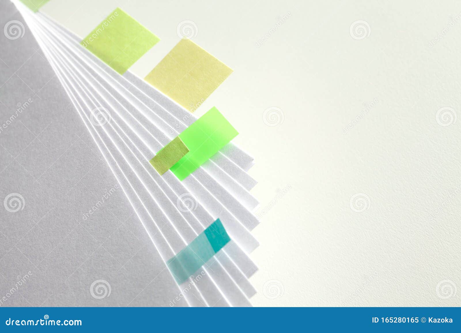 Mark with a sticky note stock image. Image of folder - 165280165