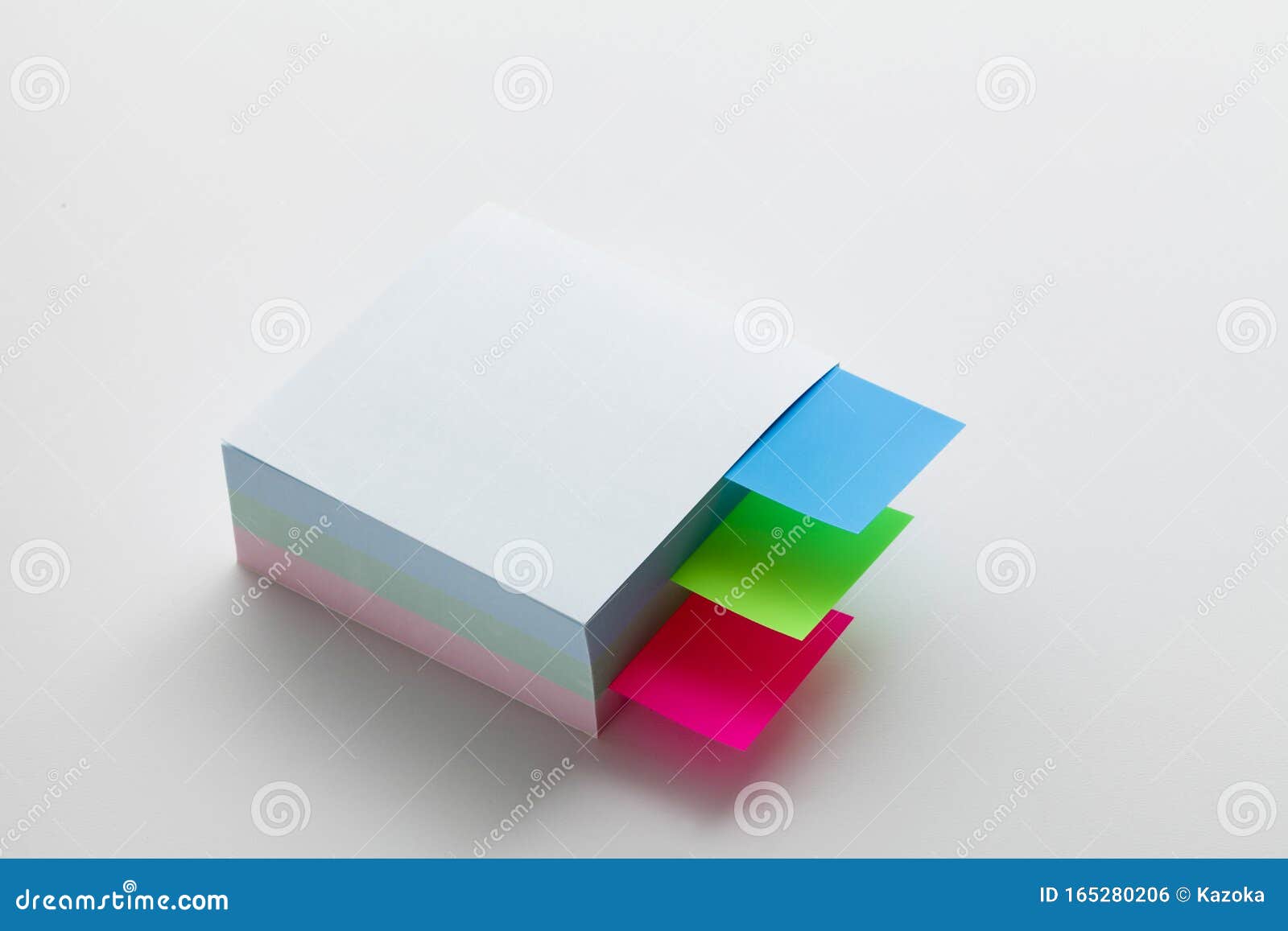 Mark with a sticky note stock photo. Image of adhesive - 165280206