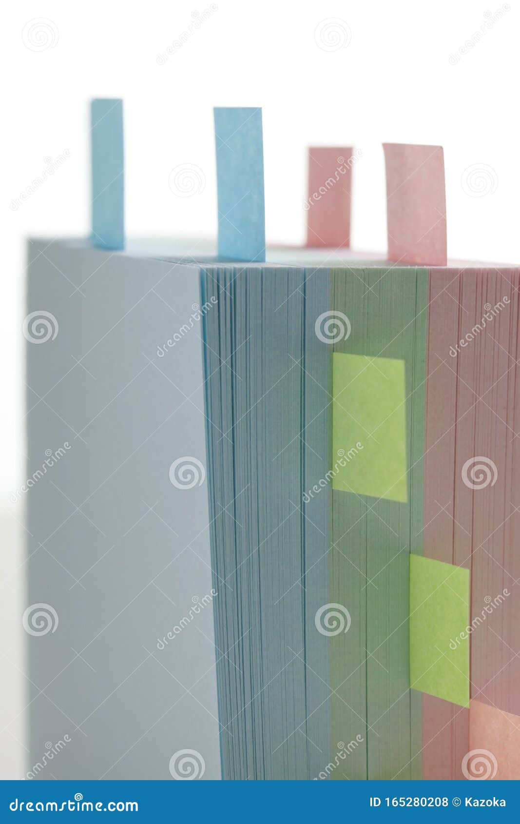 Mark with a sticky note stock photo. Image of notepad - 165280208