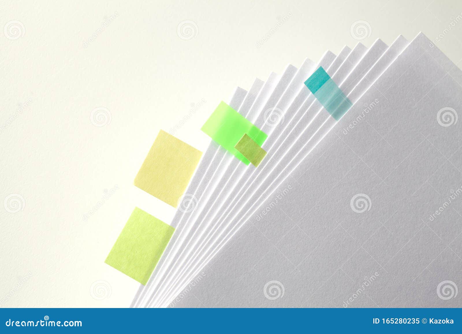 Mark with a sticky note stock image. Image of memo, business - 165280235