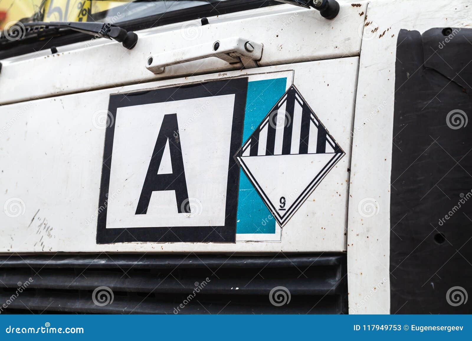 Mark a Transportation of Waste Stock Image - Image of code, caution ...