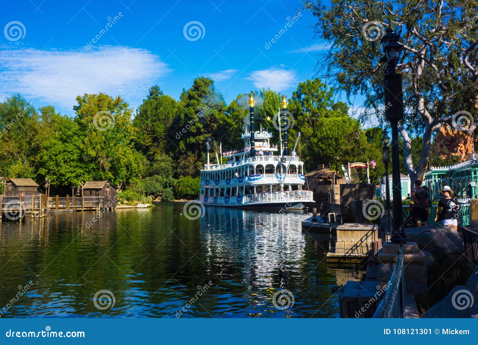 Mark Twain Disneyland Steamboat Replica Editorial Photo | CartoonDealer ... Mark Twain Disneyland Steamboat Replica Editorial Photo | CartoonDealer ...