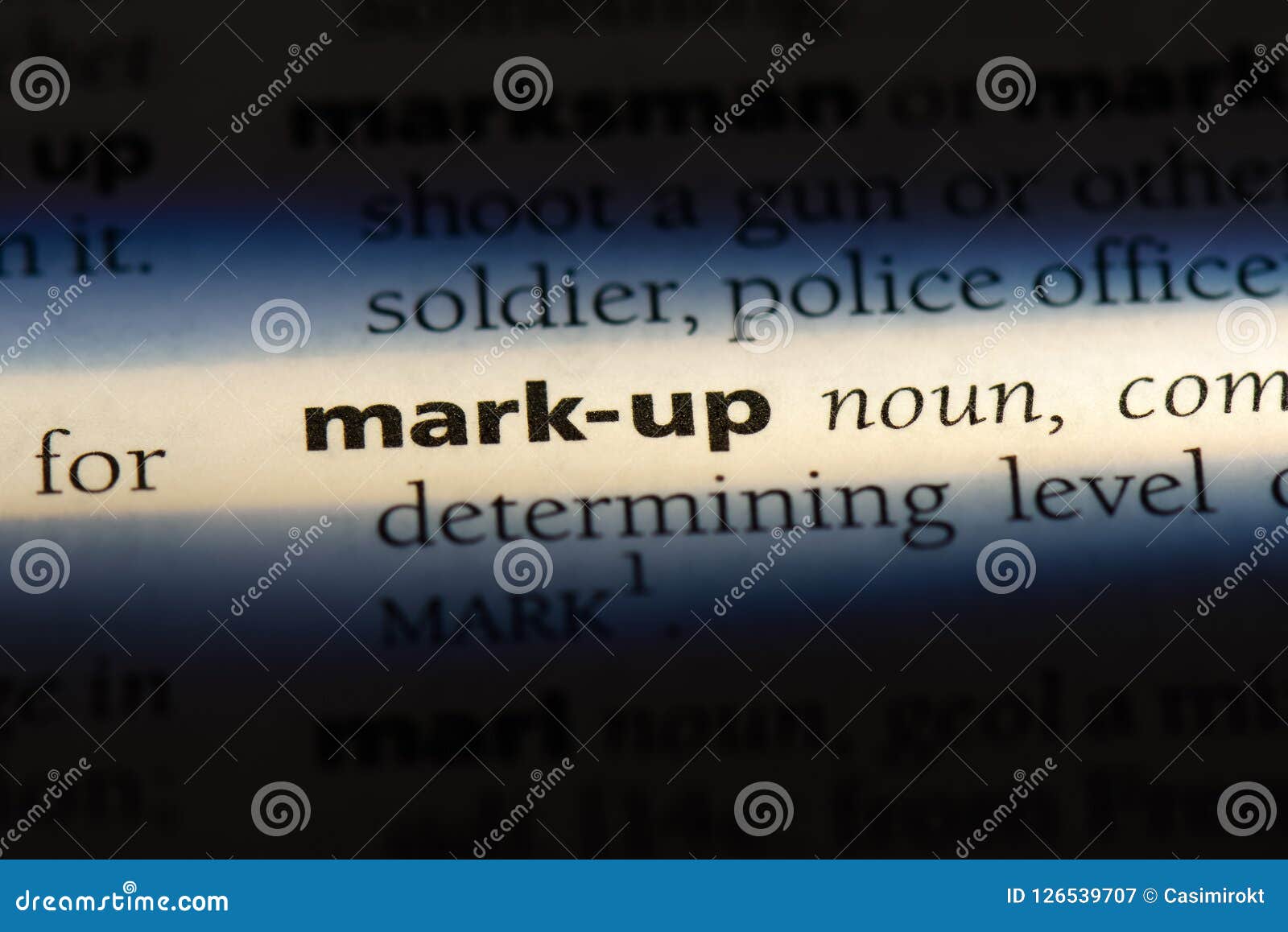 Mark-up stock image. Image of closeup, writing, markup - 126539707