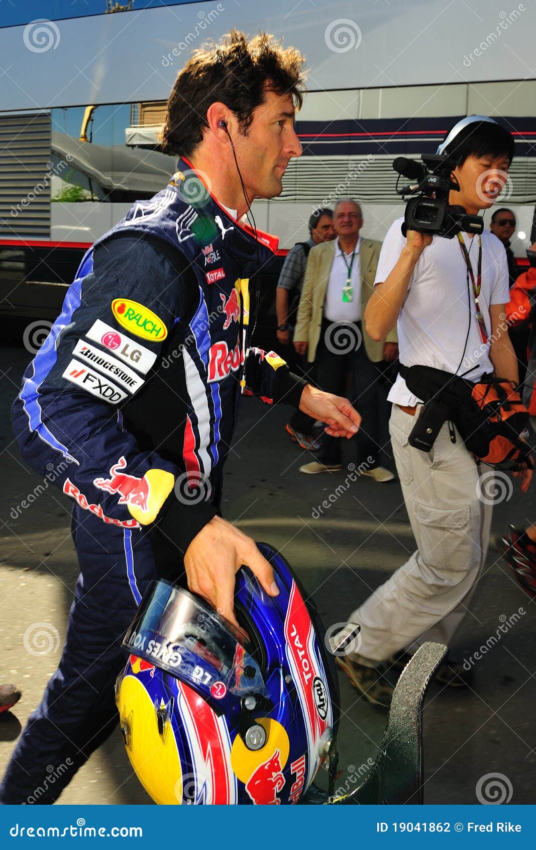 Mark Webber editorial photography. Image of pilot, webber - 19041862