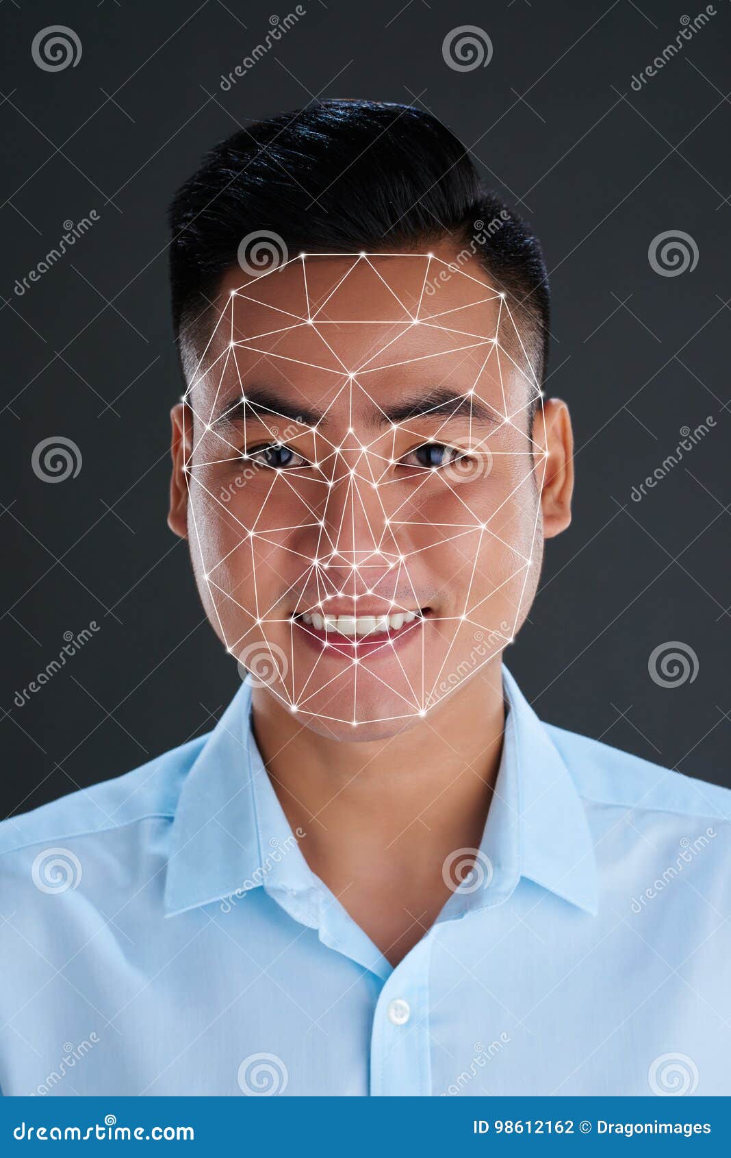 Marked face stock photo. Image of human, vietnamese, verification ...