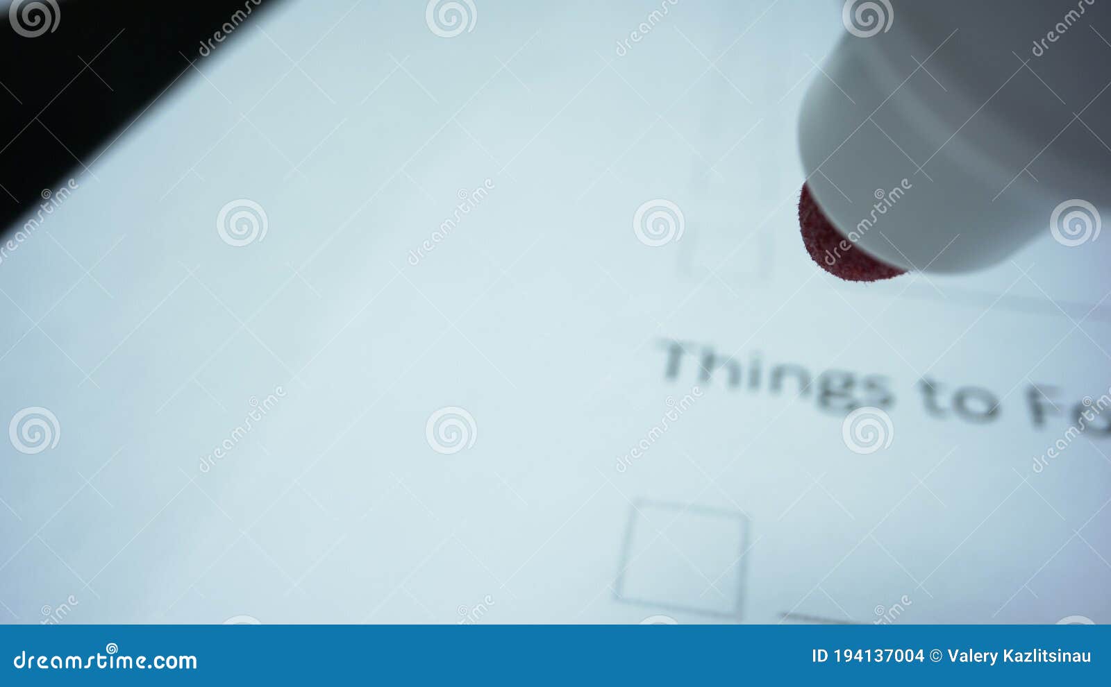 Checklist Drawing By Hand Stock Photography | CartoonDealer.com #42942446