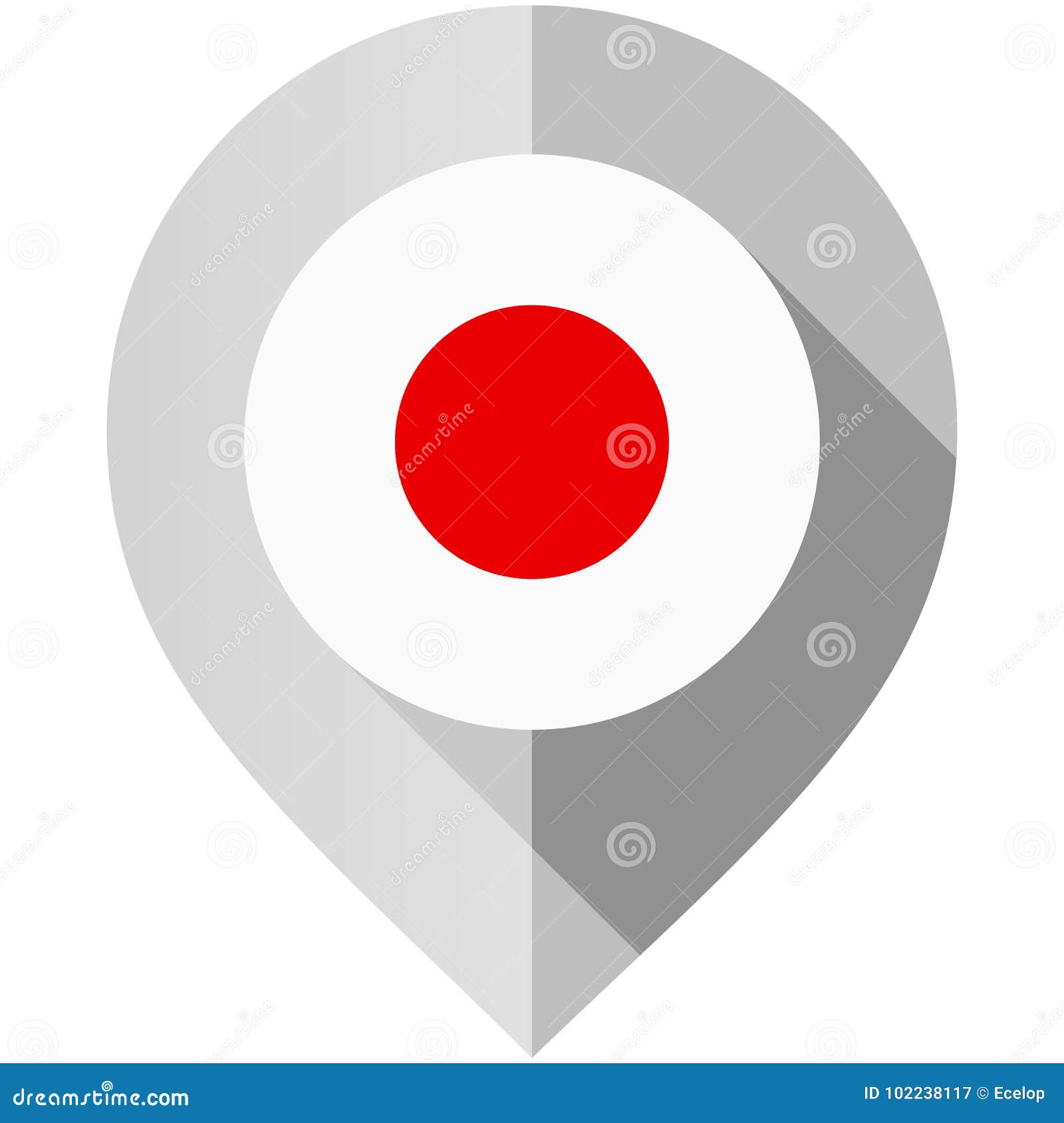 Marker with flag for map stock vector. Illustration of international ...