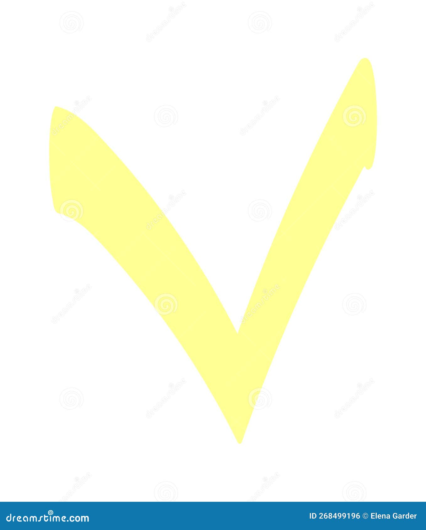 Marker Highlighter Elements. Hand Drawn Shape Line Stock Illustration ...