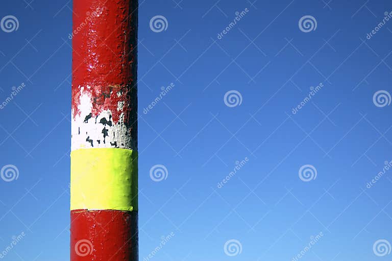 Marker Indicative of Danger Stock Photo - Image of sign, caution: 16995228