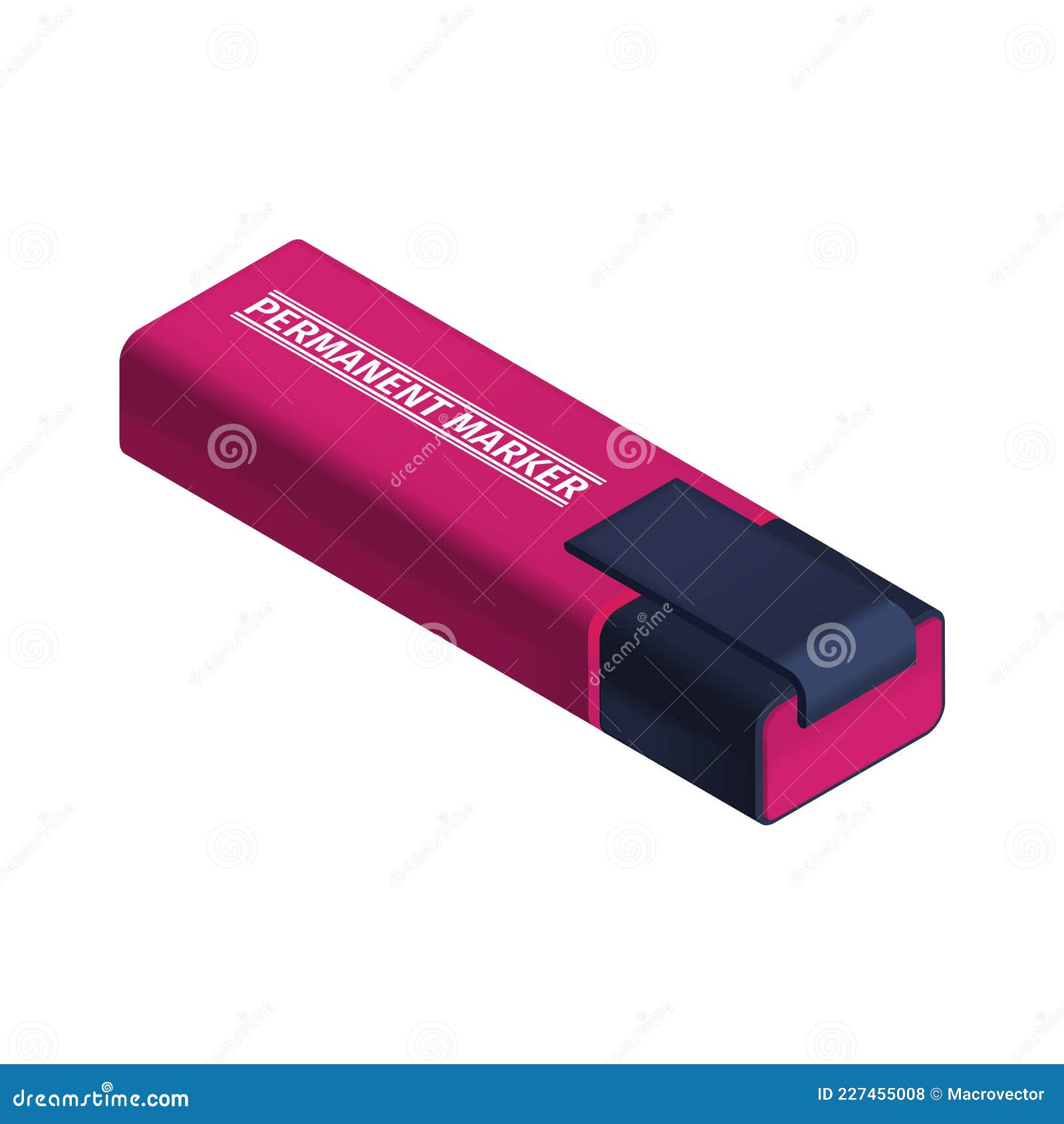 Marker Isometric Icon stock vector. Illustration of place - 227455008