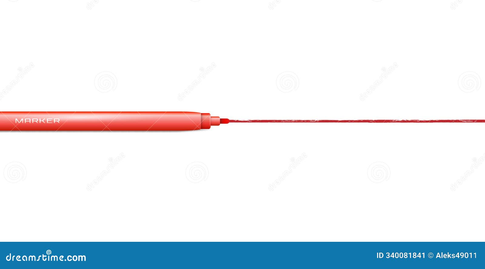 Marker Line. Felt-tip Pen. Items for Sketching and Drawing.Grunge ...