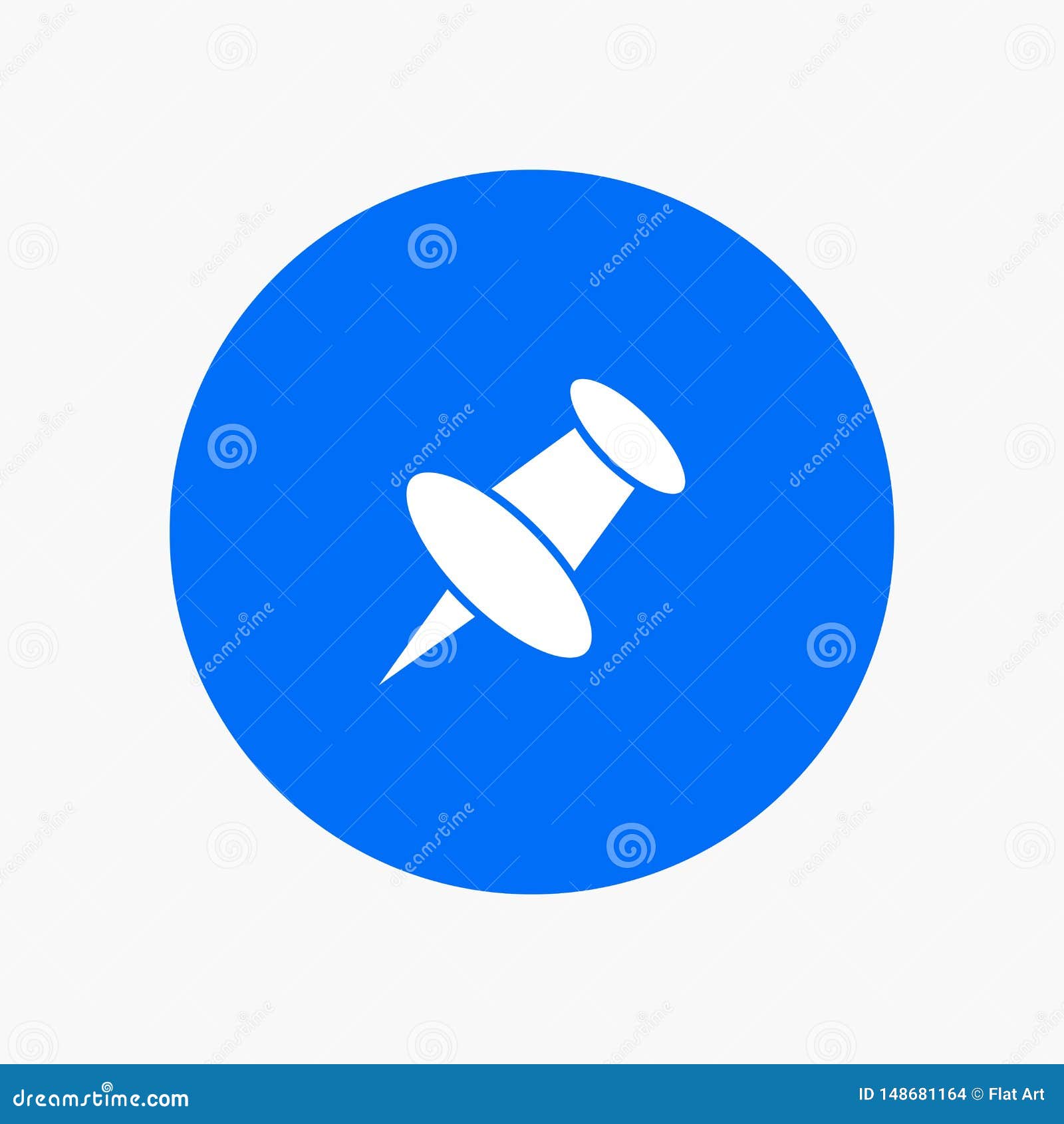 Marker, Pin, Mark stock vector. Illustration of blue - 148681164