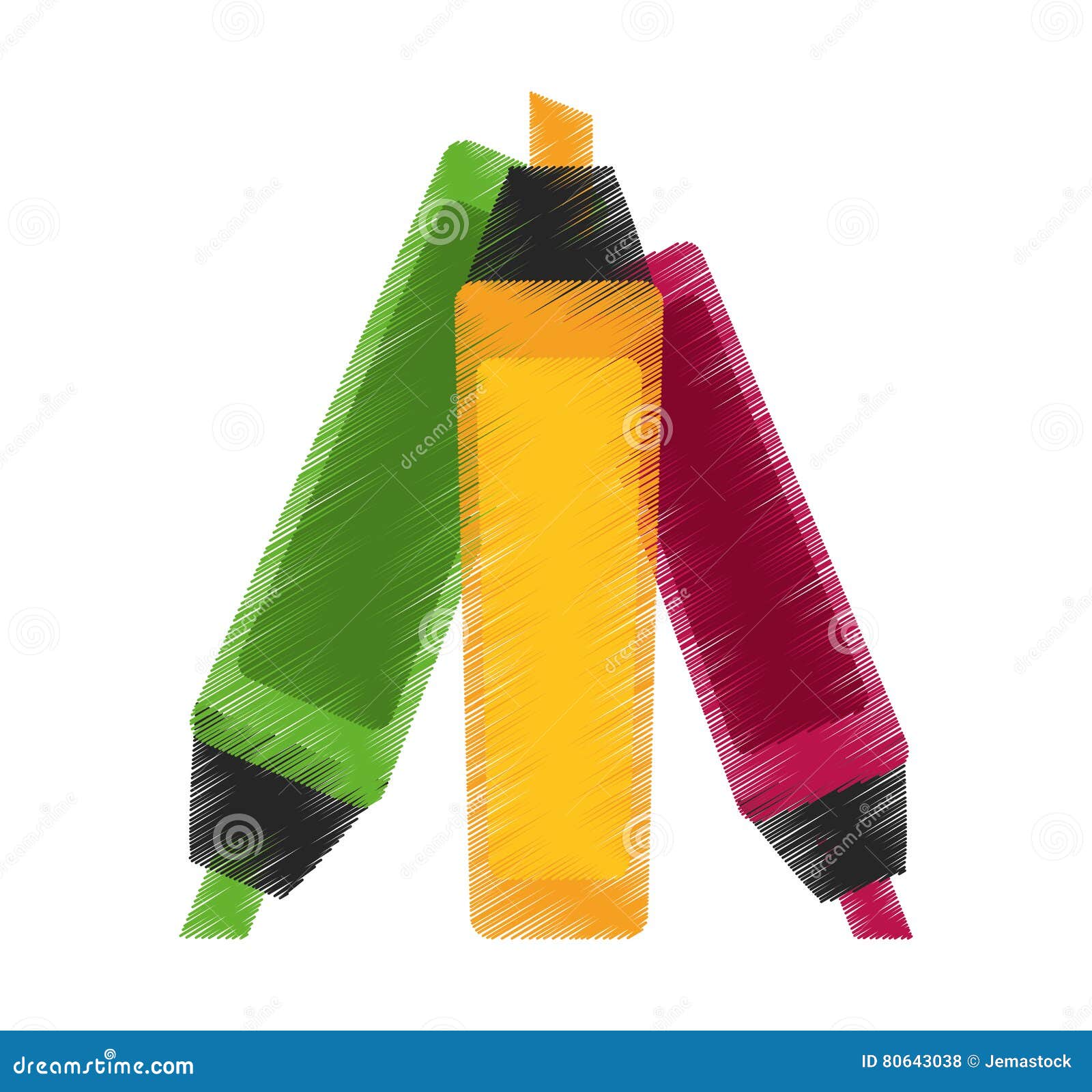 Marker of School Concept Design Stock Vector - Illustration of training ...