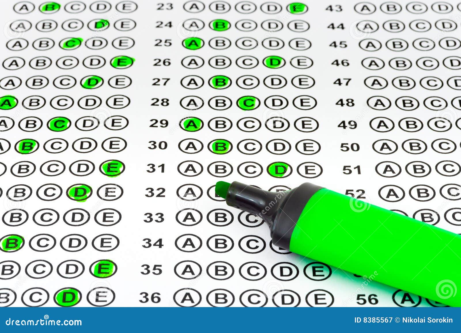 Marker and test stock image. Image of highlight, expressing - 8385567