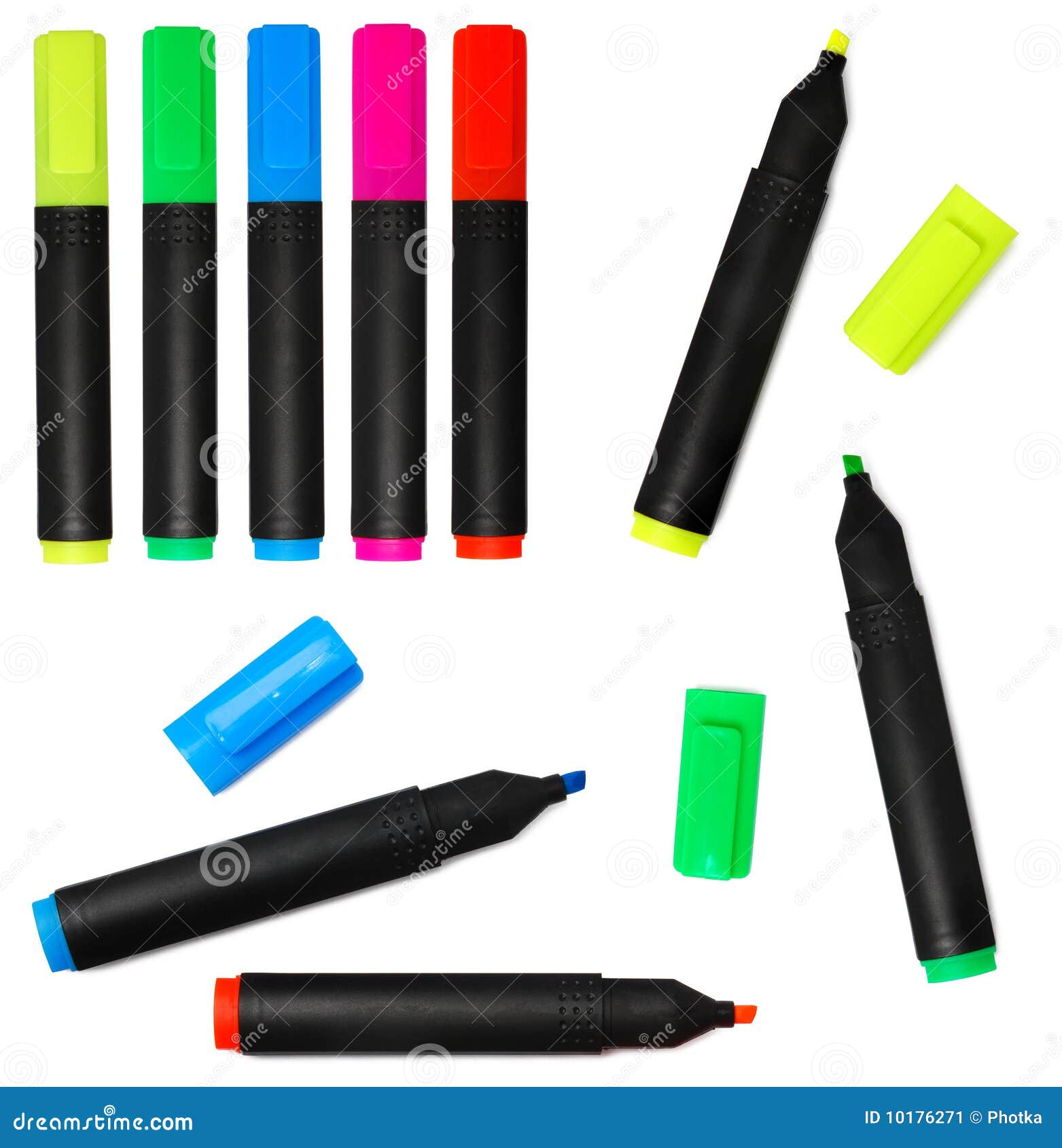 Markers stock image. Image of cutout, macro, studio, tools - 10176271