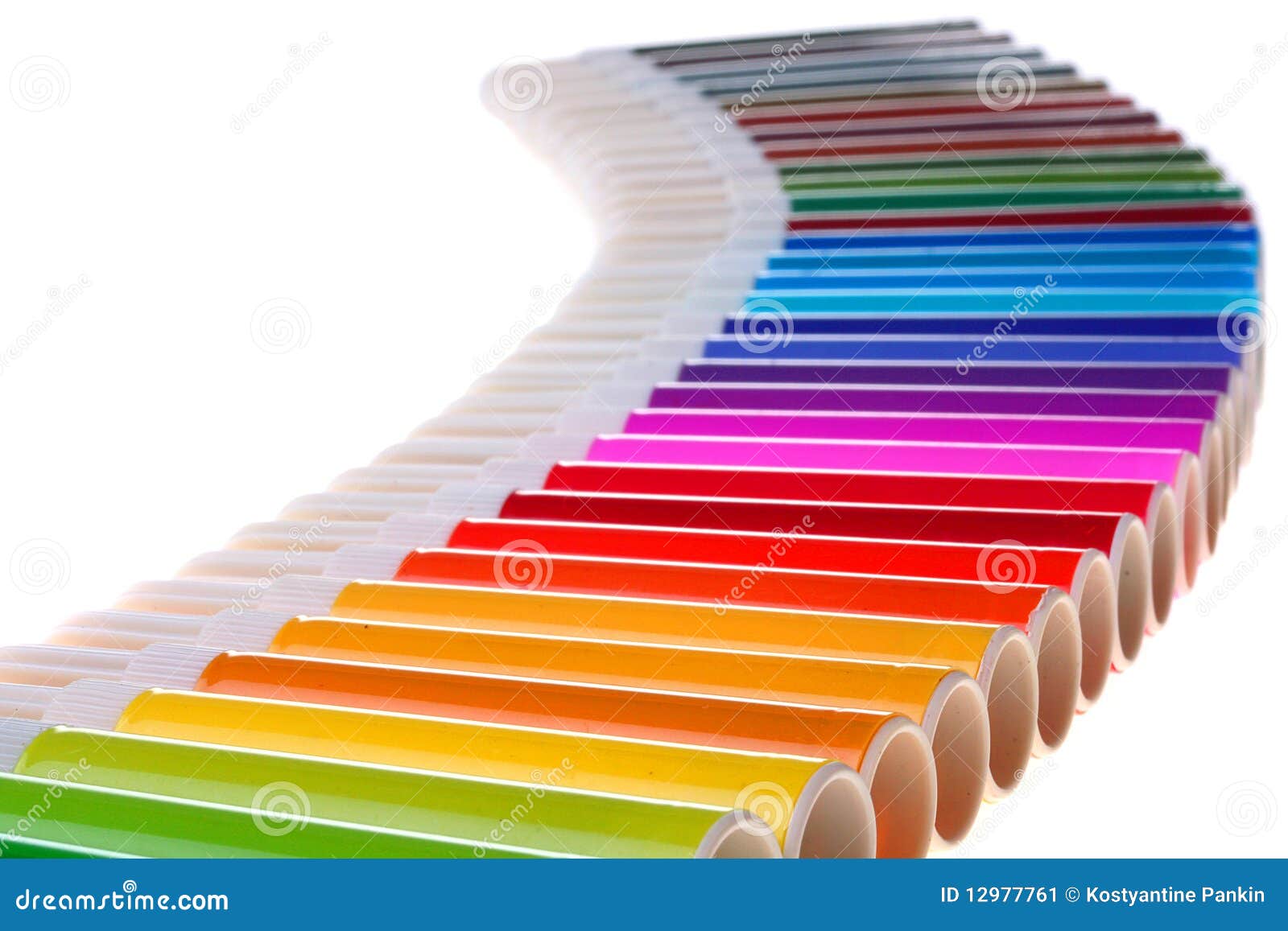 Markers stock image. Image of creativity, color, arrangement - 12977761