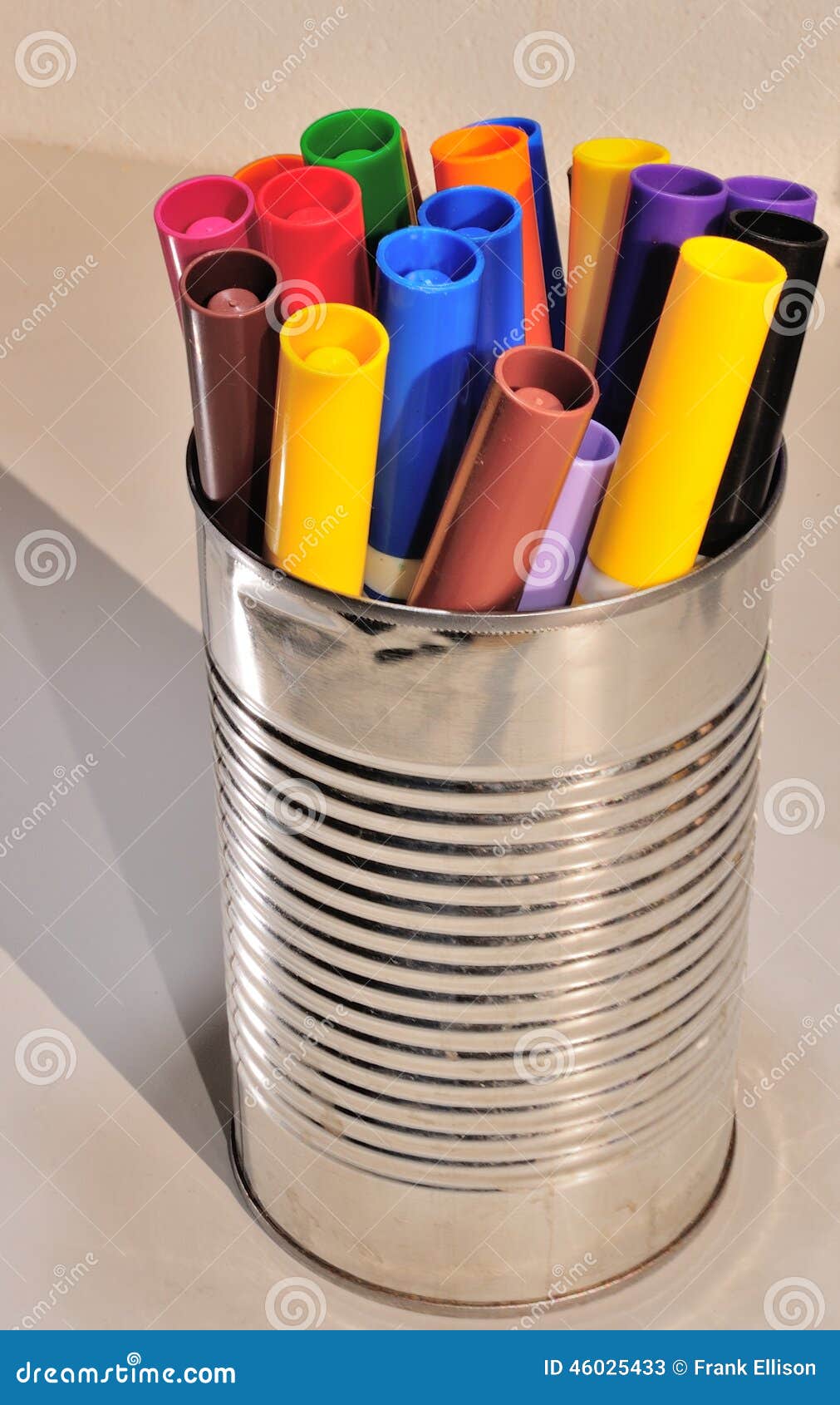 Markers in a Can stock image. Image of marker, touch - 46025433