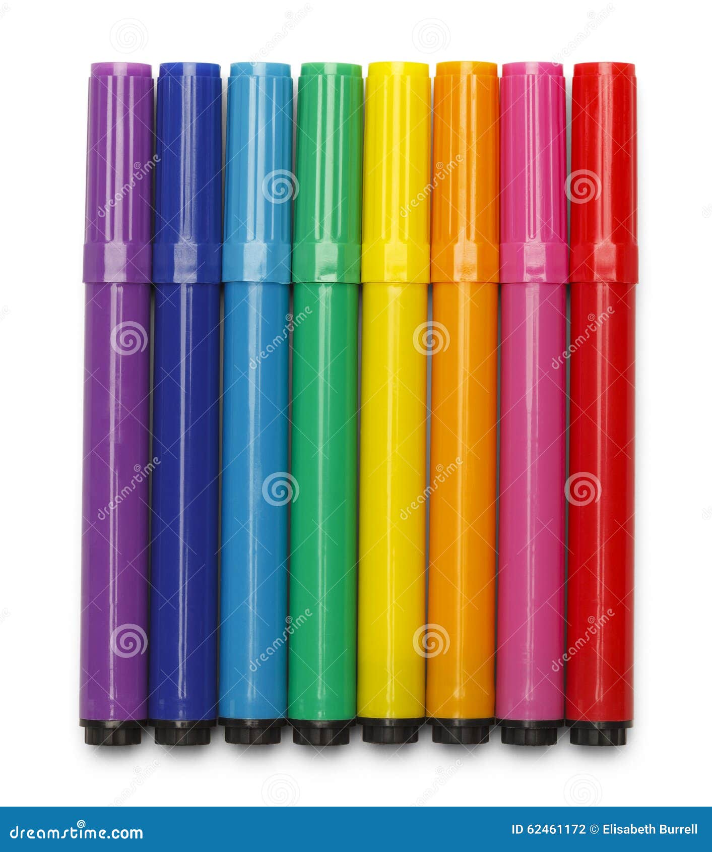 Markers stock photo. Image of plastic, design, school - 62461172