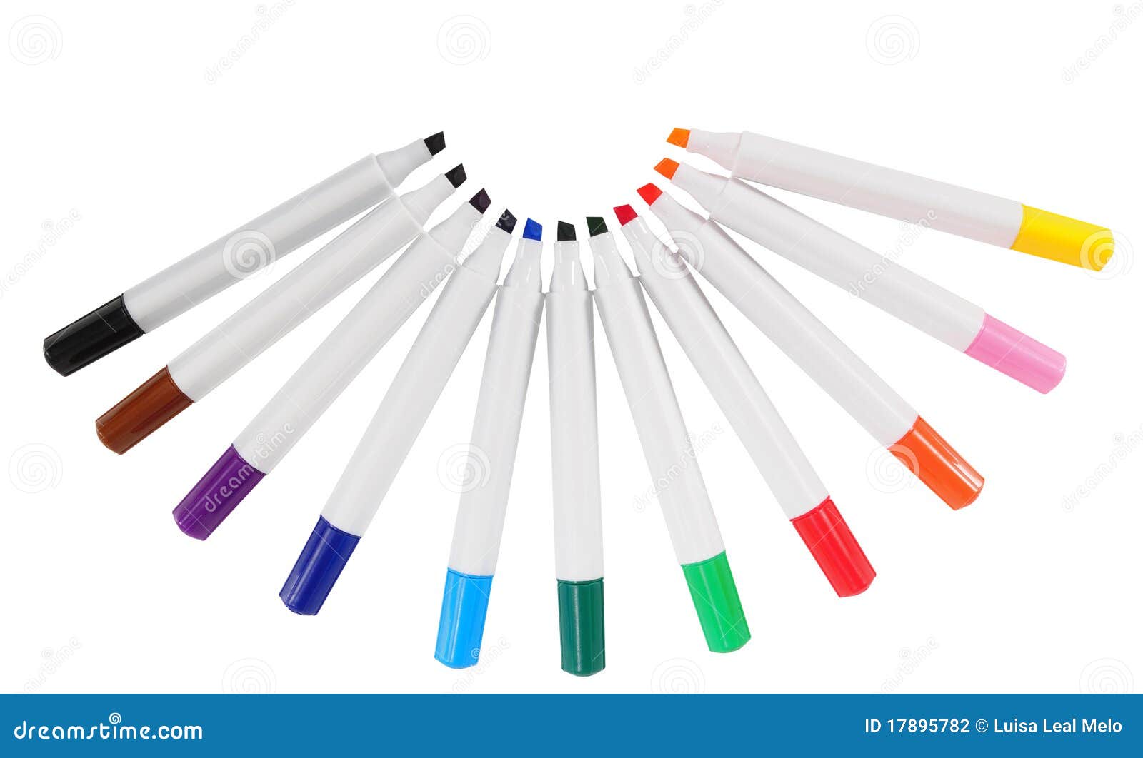Markers. Isolated stock photo. Image of isolate, orange - 17895782