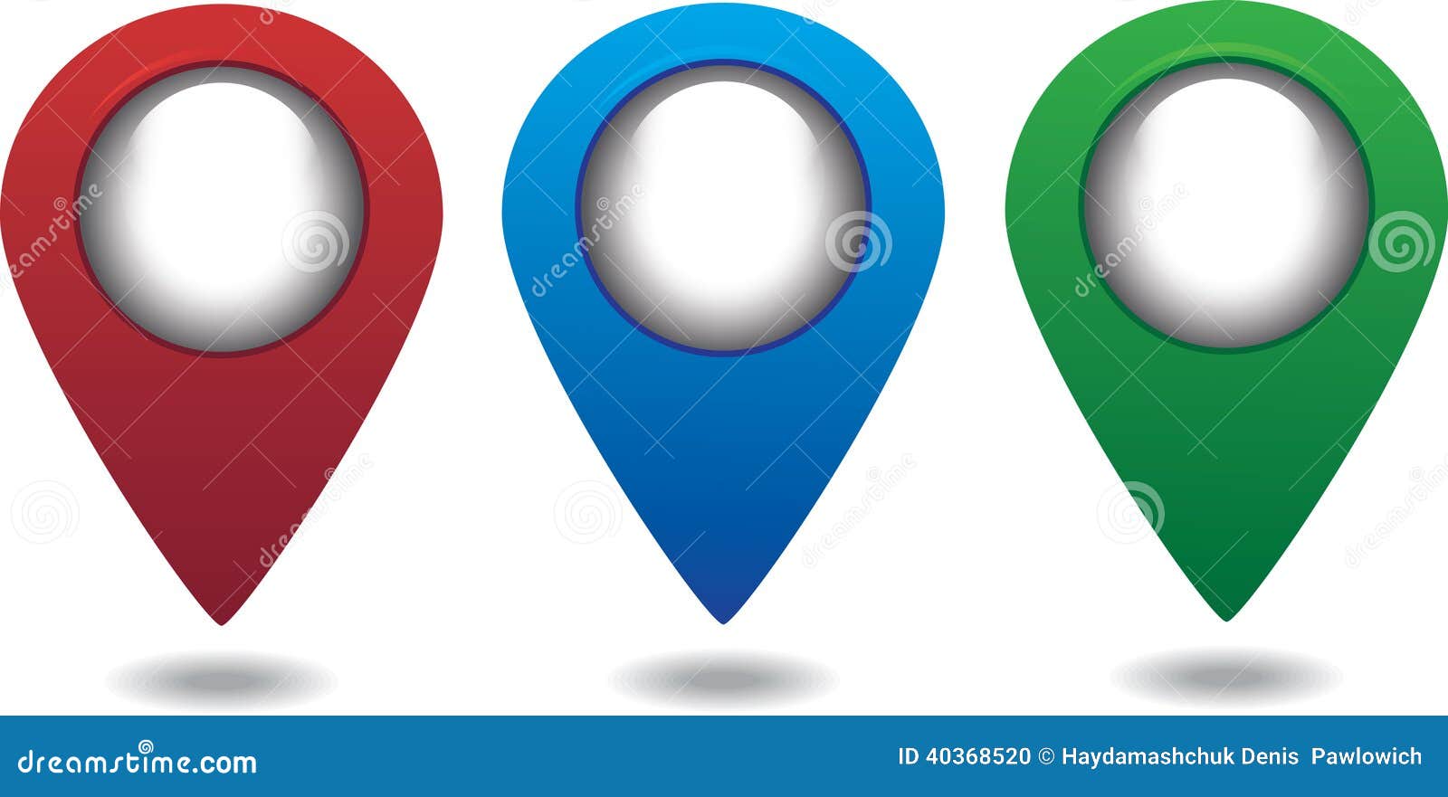 Markers to map stock vector. Illustration of icons, markers - 40368520
