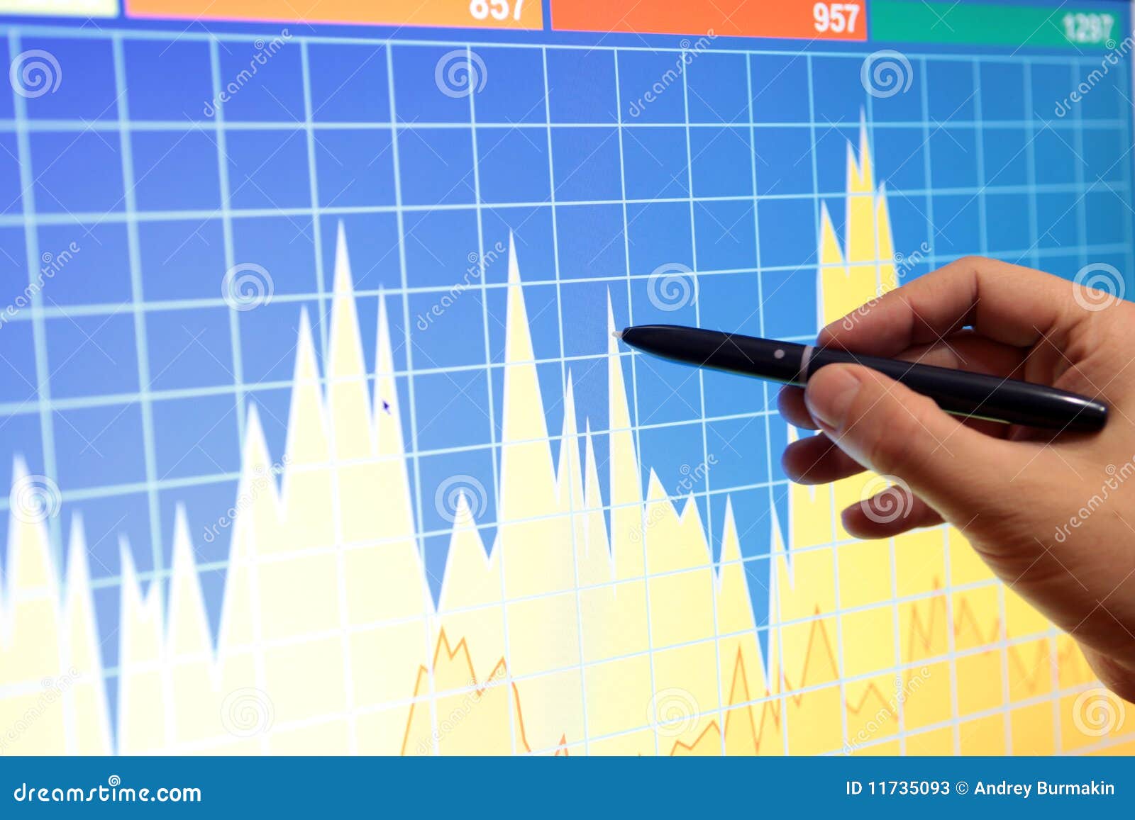 Market analyze stock image. Image of line, improvement - 11735093