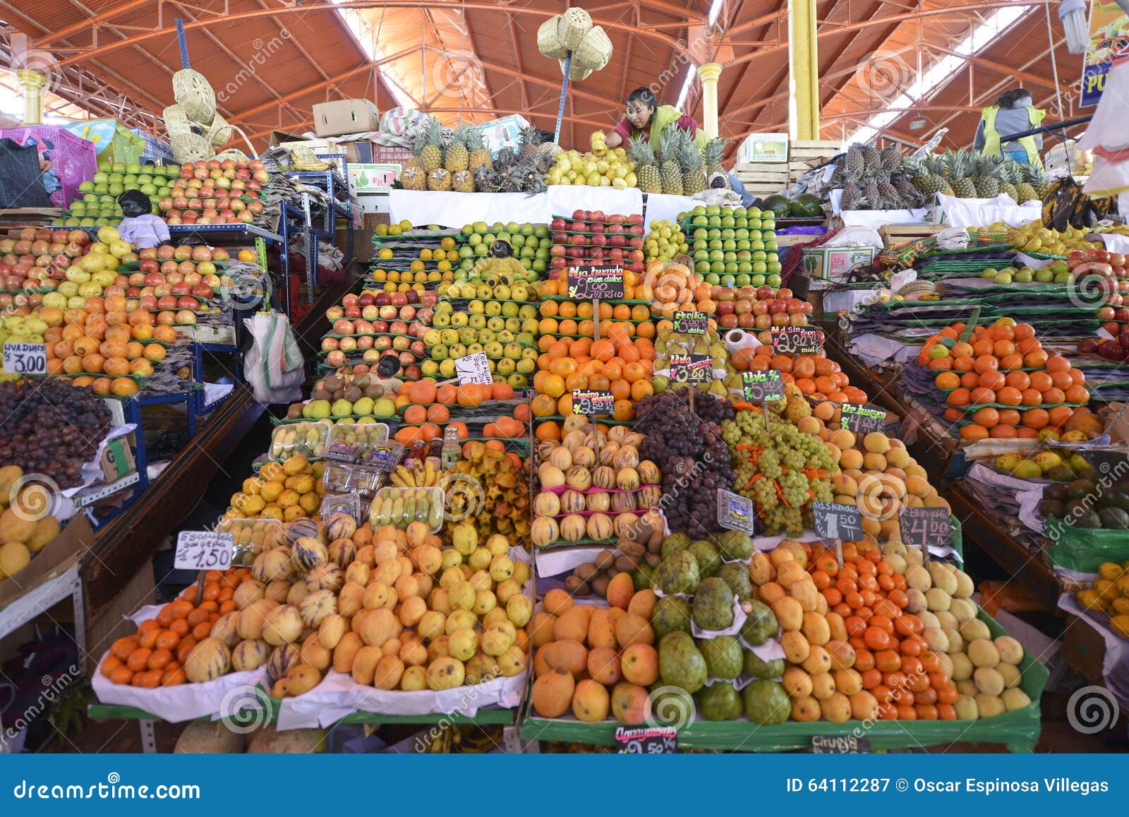 Market, Arequipa, Peru editorial photography. Image of culture - 64112287