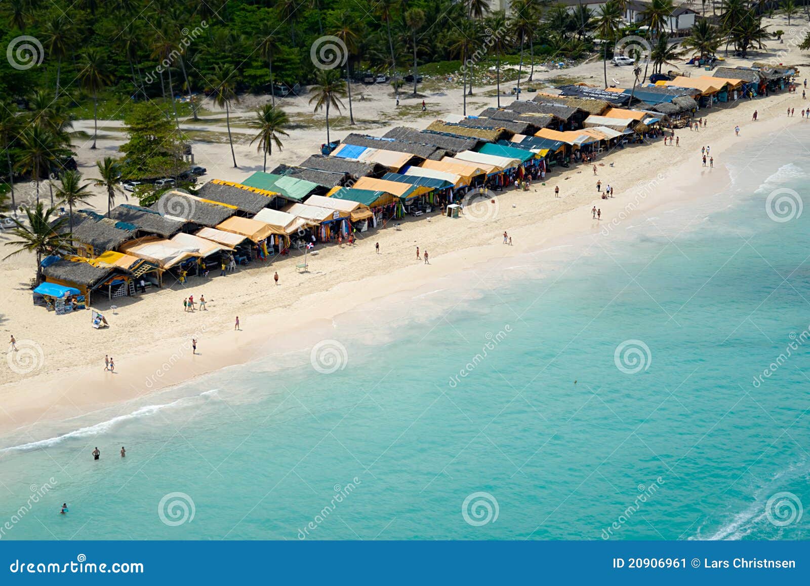 Market on beach stock image. Image of exotic, caribbean - 20906961