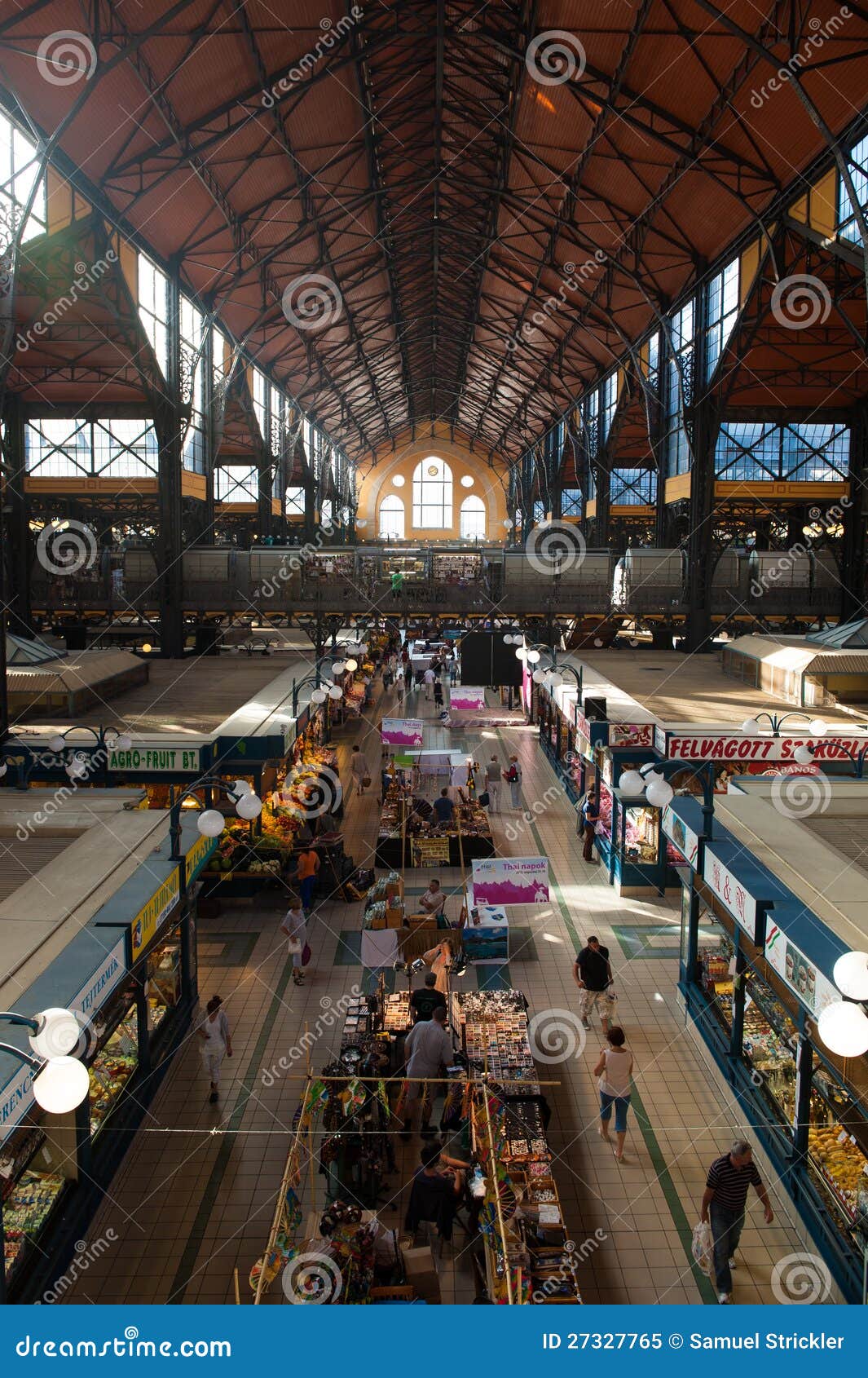 Market in Budapest, Hungary Editorial Image - Image of historic ...