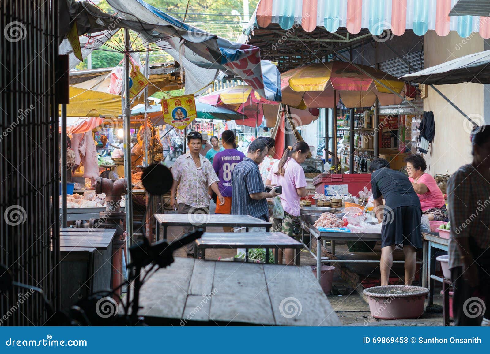 Market Countryside in Thailand Editorial Stock Photo - Image of ...