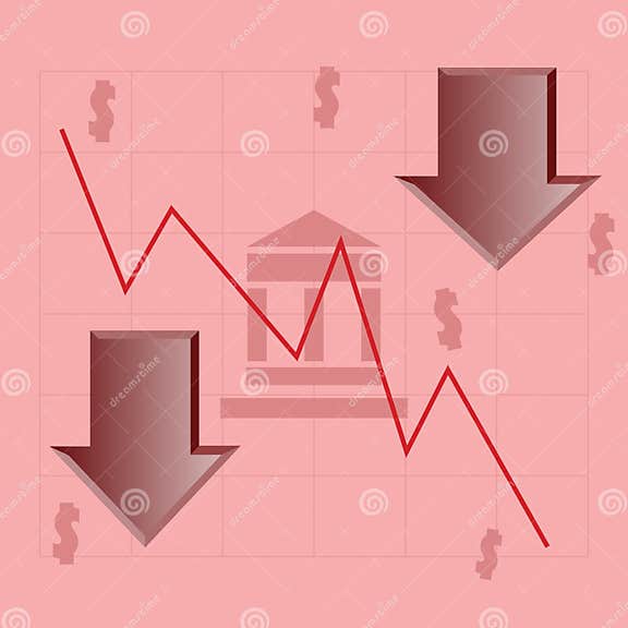 Market crash stock vector. Illustration of accounts, graph - 6582036