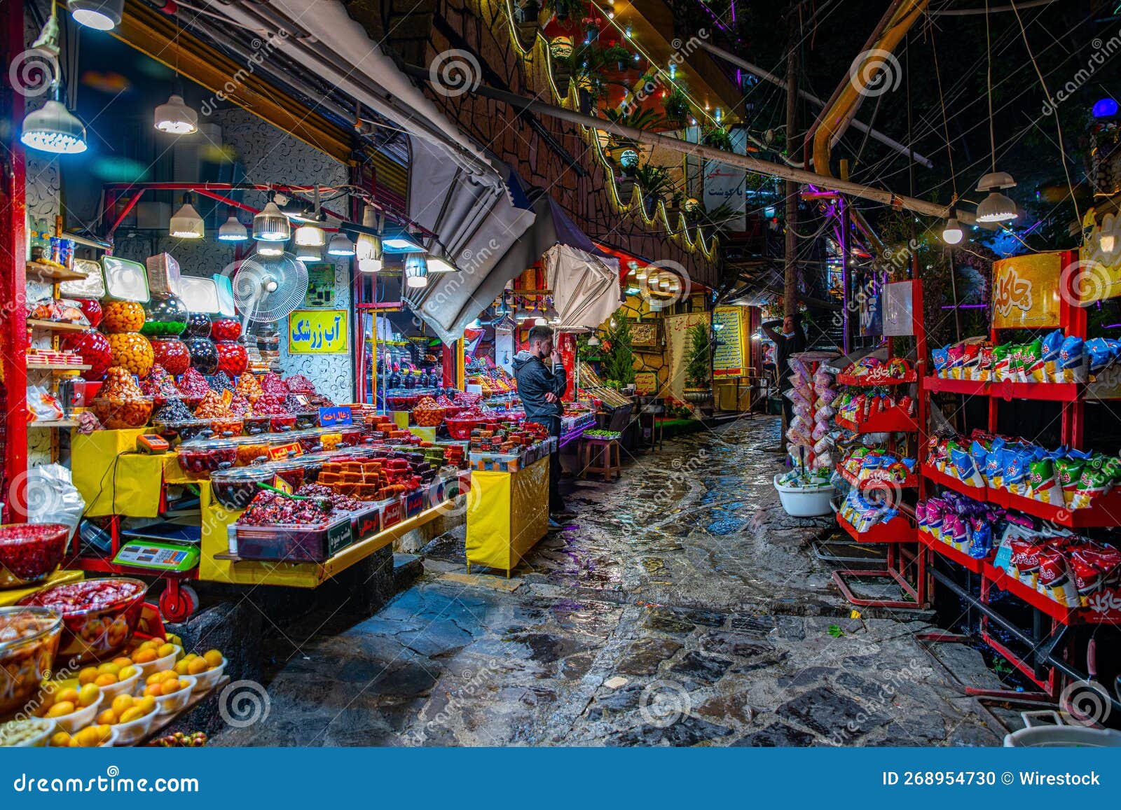 Market in Darband is a Village North of Tehran Stock Photo - Image of ...