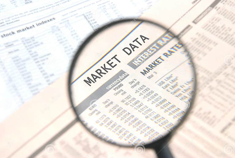 Market Data stock photo. Image of loss, commerce, glass - 593818