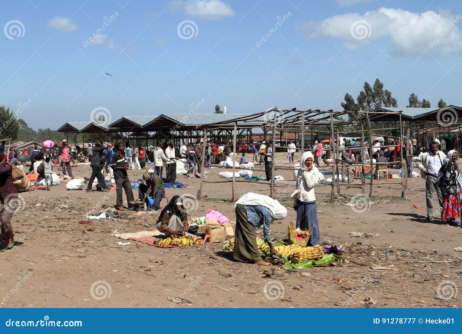 Market Day at Awassa in Ethiopia Editorial Photography - Image of ...