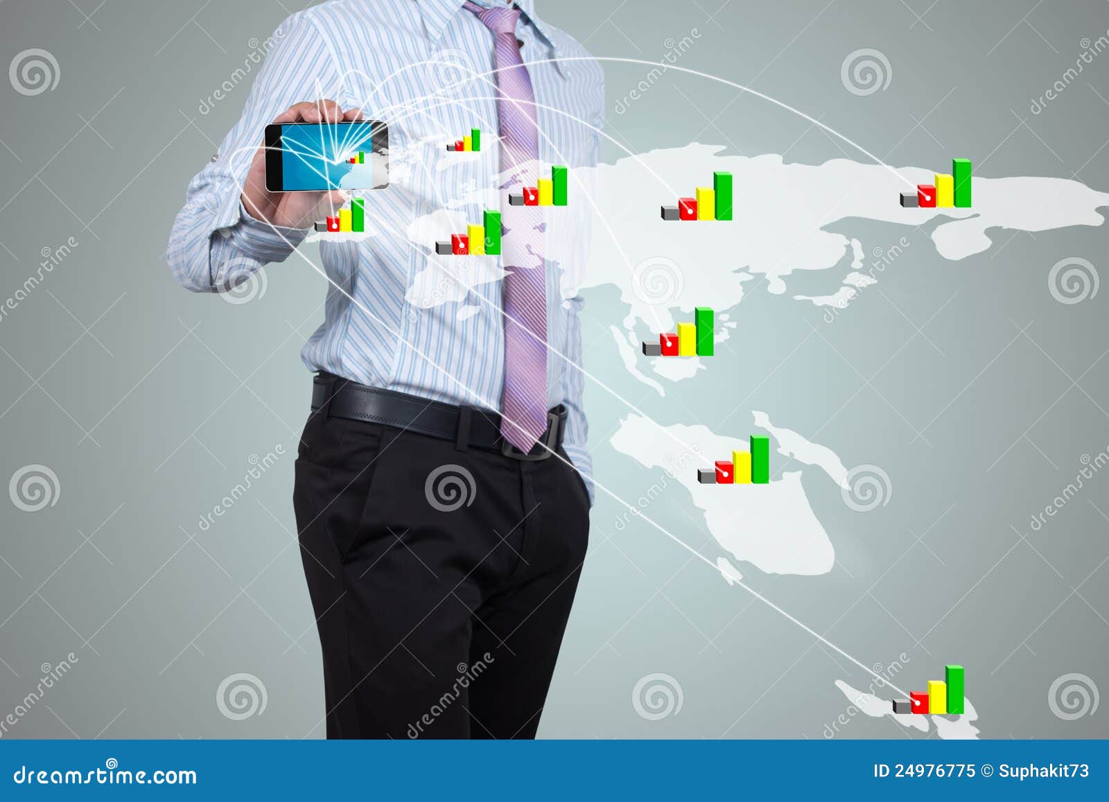 Market expansion. stock illustration. Illustration of businessman ... Market expansion. stock illustration. Illustration of businessman ...