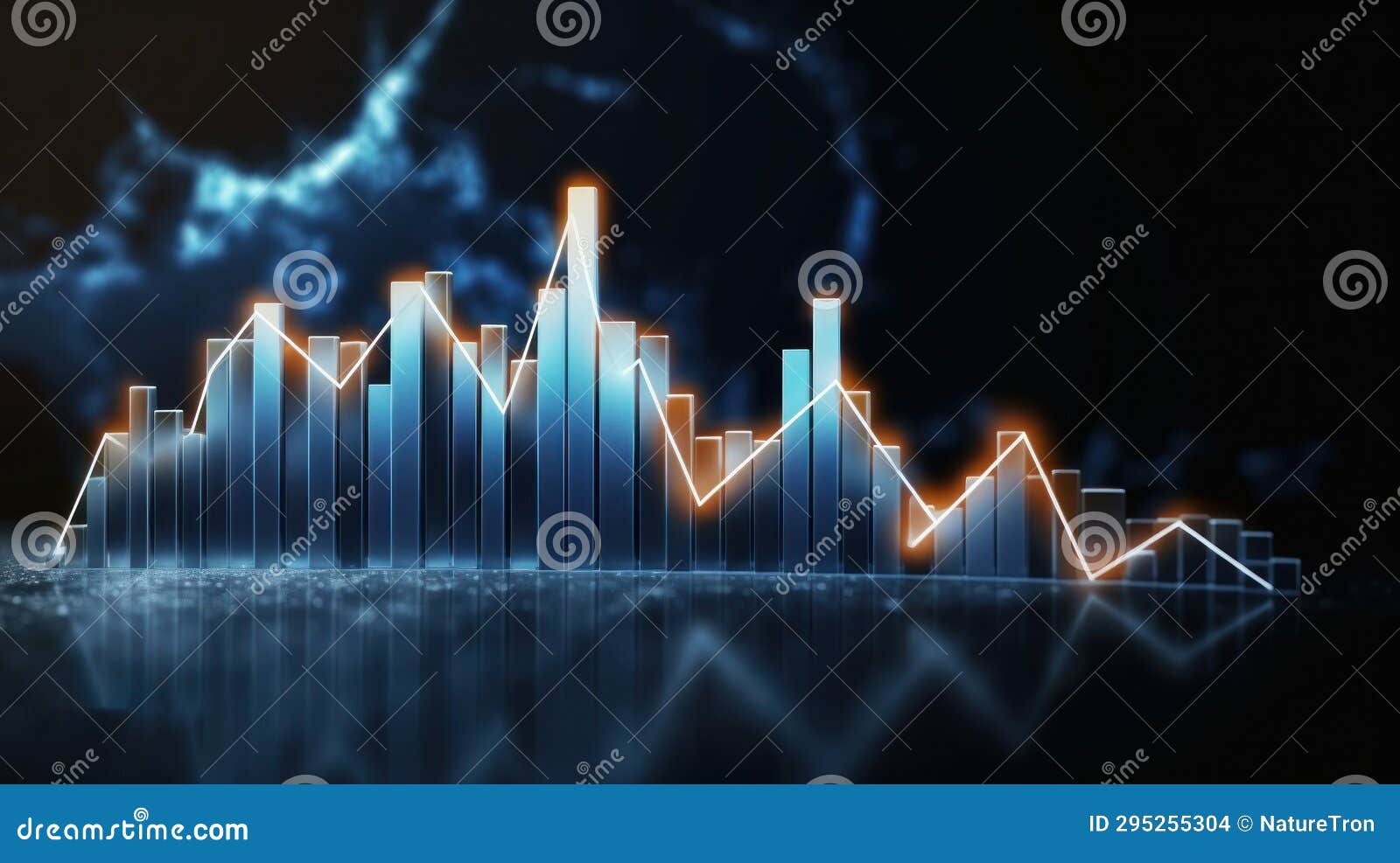 Market Graphs Market Chart Market Graph Stock Photo - Image of business ...