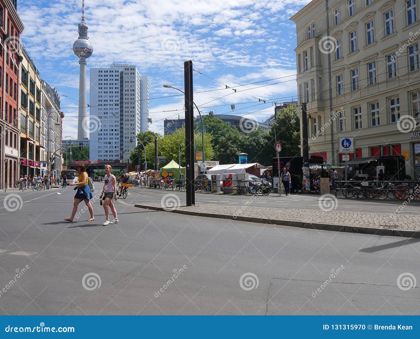 The Market in the Hackesche District in Berlin Germany Editorial Image ...